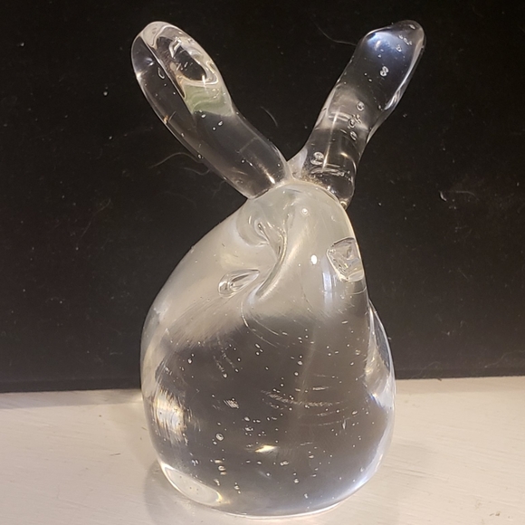 Vintage | Accents | Vintage Hand Made Art Glass Bunny | Poshmark